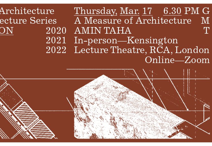 RE-POSSESSION: A Measure of Architecture with Amin Taha | Royal College of Art
